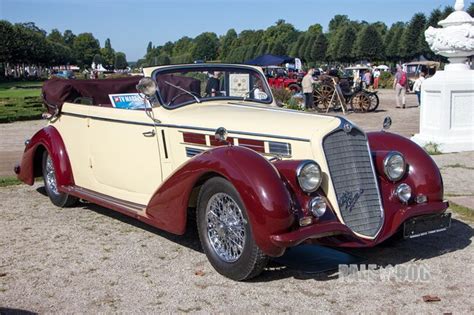 1938 Alfa Romeo 6c 2300 B Lungo Cabriolet By Castagna Front View