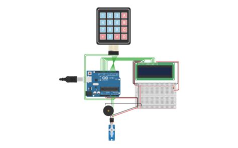Circuit Design Arduino Security And Alarm System Tinkercad