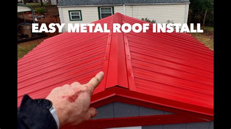How To Install Corrugated Metal Roofing On A Shed