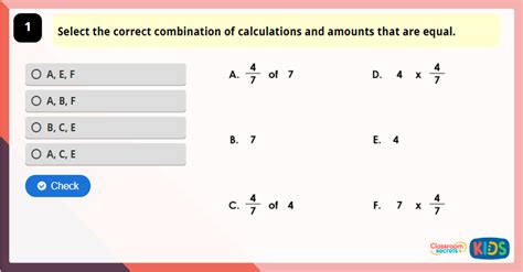 Year 5 Using Fractions As Operators Lesson Classroom Secrets