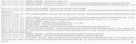 FAILED TO STOP VIDEO CONTAINER Videos Are Not Recorded In Selenoid Issue Aerokube