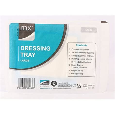 Mx Dressing Tray With Forceps Pharmacynet