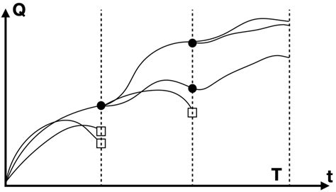Graphical Illustration Of The Genealogical Importance Splitting Method