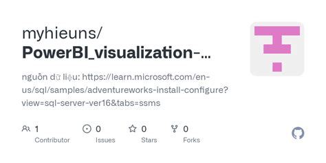 GitHub myhieuns PowerBI visualization data nguồn dữ liệu https learn microsoft en us