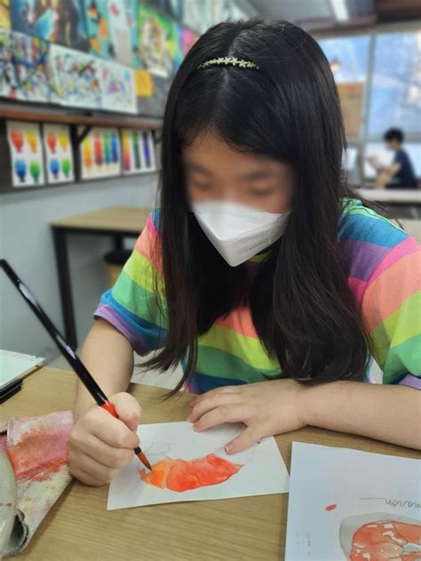 김해 삼계 나다움 미술학원 싱싱한 해산물 그리기~ 네이버 블로그