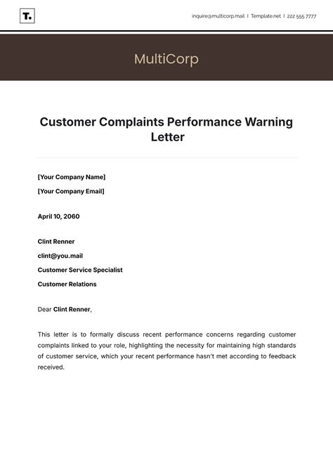Written Warning Form Template Free Warning Letter Templates Editable Written Warning Form Template Free Warning Letter Templates Editable