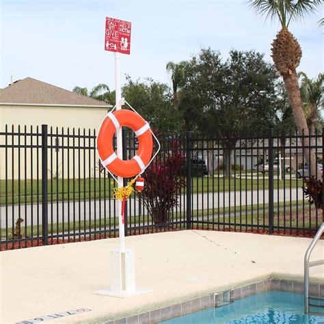 This Ring Buoy Stand Is Ideal For The Beach Or Pool
