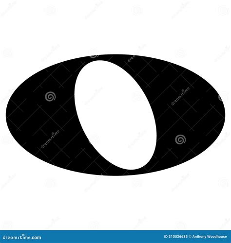 Monochrome Vector Graphic Of A Semibreve Note As Used In Sheet Music To Represent The Notes In A