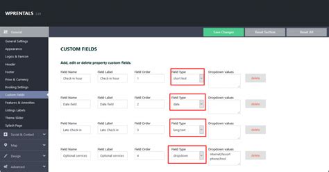 Advanced Search Type 3 And 5 Custom Search Fields Setup Wp Rentals Help