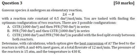 Solved Chemical Engineering Problem Chemical Chegg