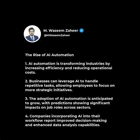 waseem zaheer on linkedin ai automations personalbrand