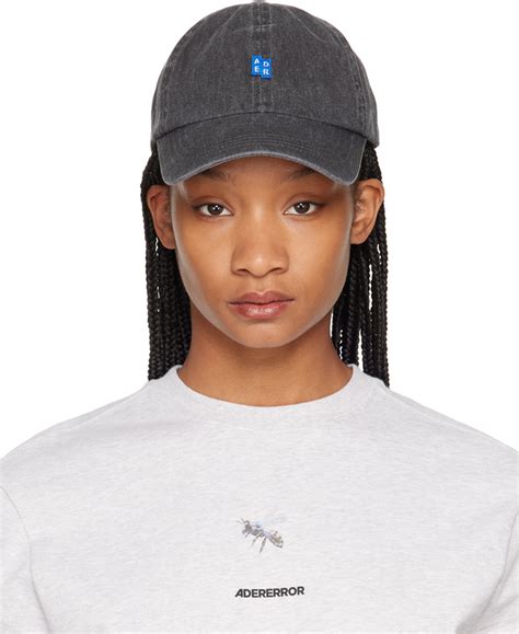 ader error gray significant trs tag 01 cap ssense