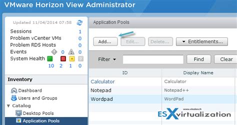 How To Publish RDS Application In Horizon View ESX Virtualization