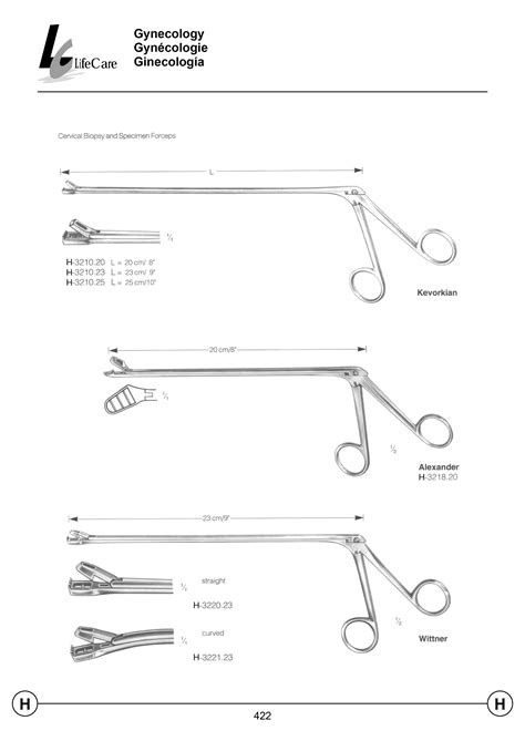 Lifecare Cervical Biopsy And Specimen Forceps