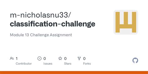 Github M Nicholasnu33classification Challenge Module 13 Challenge Assignment