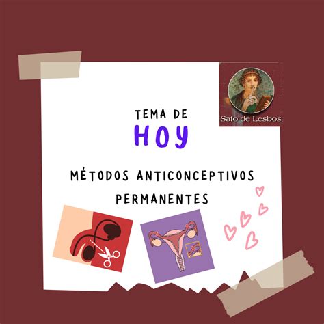 MÉtodos Anticonceptivos Permanentes