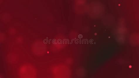 Abstract Red Gradient Background With Blurred Circles And Faint