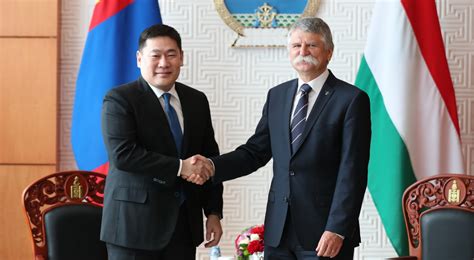 Ерөнхий сайд Л Оюун Эрдэнэ Унгар Улсын Үндэсний Ассамблейн дарга Көвер Ласлод бараалхлаа Hunnu Mn