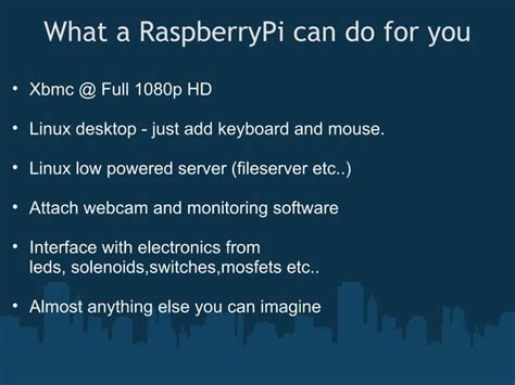 Introduction To Raspberry Pi And Gpio Ppt