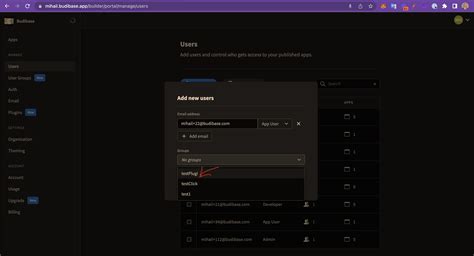 users add new user i can t select a group for my new user · issue