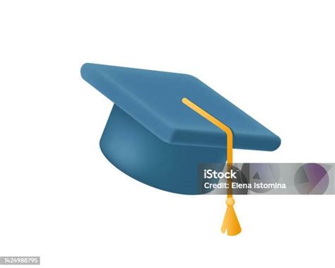 대학 대학 졸업 모자 교육 학위 수여식 3d 아이콘 3차원 형태에 대한 스톡 벡터 아트 및 기타 이미지 3차원 형태 개념 검사 보기 Istock
