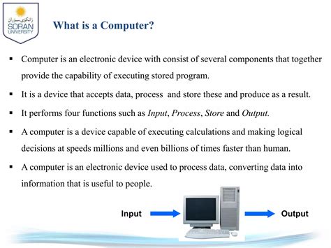 Computer Fundamental 2 Some Information About Computer Its Input Device And Output Devices Ppt