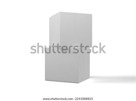 3d rendering rectangle box packaging mockup stock illustration