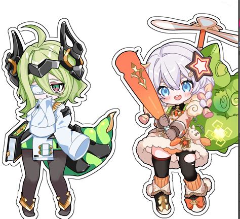 Dodoco Klein And Elf Kiana Genshin Impact And 3 More Drawn By Arin