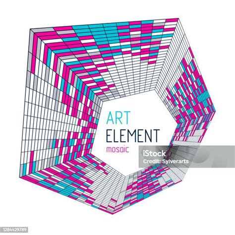 훌륭한 예술 모자이크 사각형 타일의 차원 벡터 디자인 제목과 텍스트에 대한 복사 공간이있는 템플릿으로 3d 추상 적 배경 브로셔 잡지 광고 배너 포스터에 사용할 수 있습니다