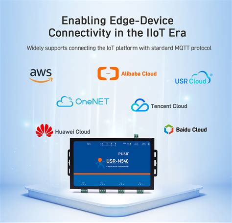 4 Ports Rs485 Ethernet Modbus Gateway Usr N540 Mqtt Iot Store