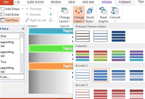 Free Floating Bullet List Template For PowerPoint