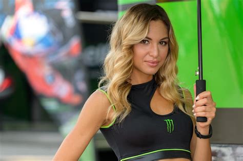 Fantastic Sexy Glance Of Monster Energy Girl Chiara Giuffrida R
