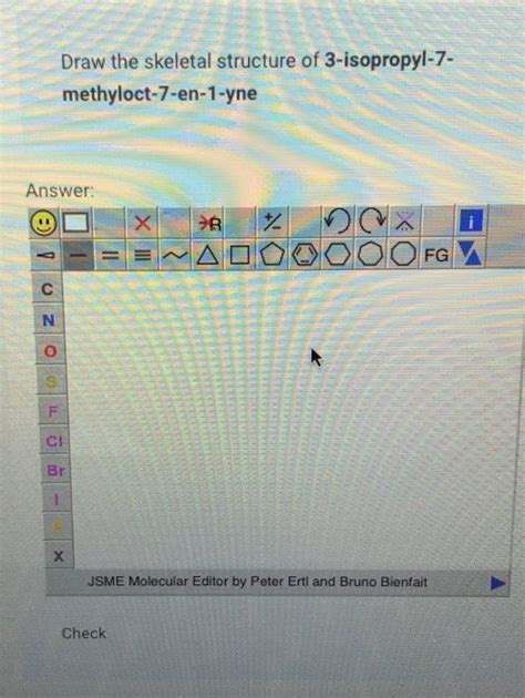 Solved Draw The Skeletal Structure Of 3 Isopropyl 7