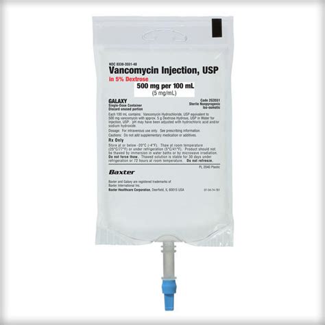 Frozen Premix Vancomycin Injection Usp
