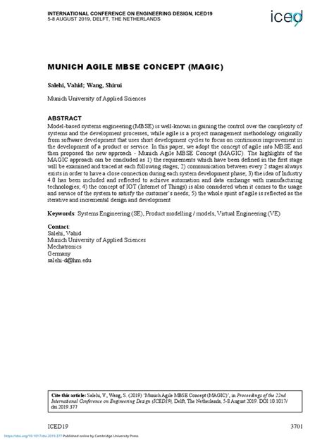 Munich Agile Mbse Concept Magic Pdf Unified Modeling Language