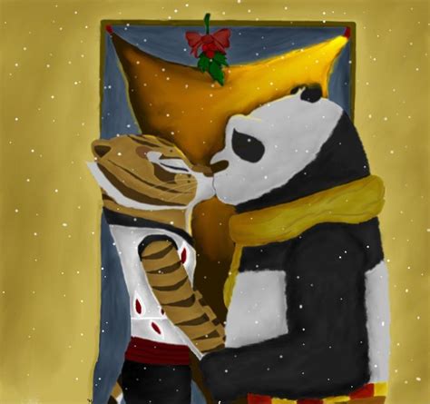 Kung Fu Panda Tigresse Et Po Kiss