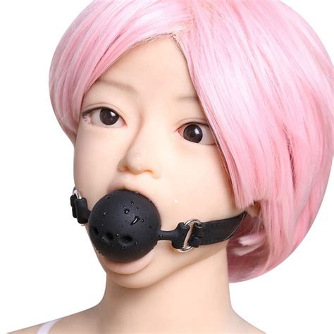 Breathable Full Silicone Drooling Oral Gags Binding Open Mouth Ball Couples Ebay