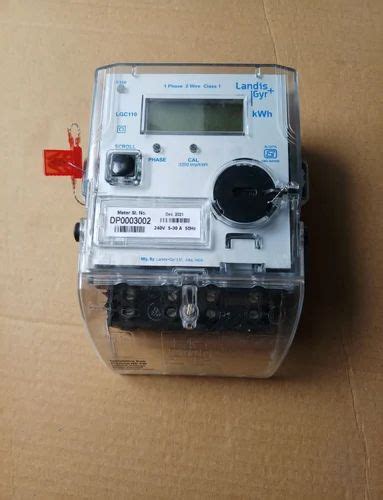 Landis Plus Gyr Landg Single Phase Static Energy Meter For Residential