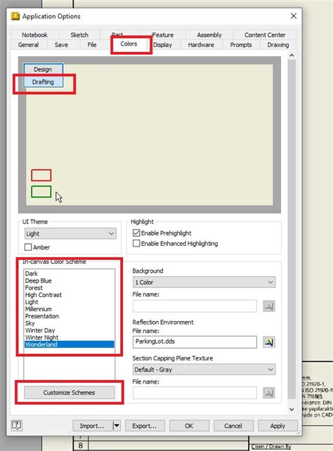 Çözüldü Inventor Drawing Layout Unu Arka Plan Rengini Değiştirmek Mümkün Mü Autodesk