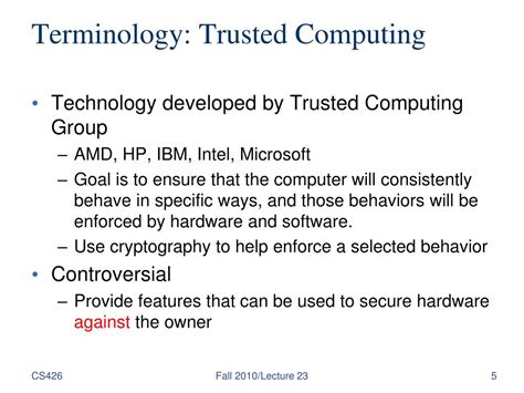Ppt Computer Security Cs 426 Lecture 23 Powerpoint Presentation Free