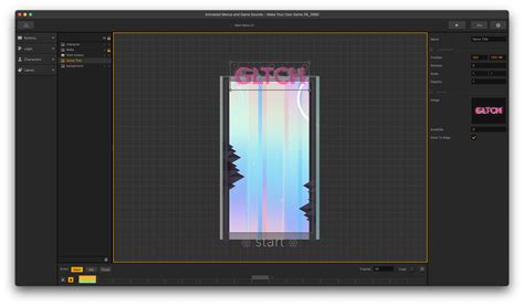 Animated Menus And Game Sounds Buildbox Game Maker Video Game Software