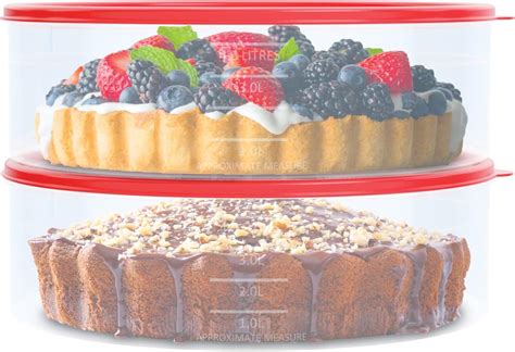 Pack Pie Carrier Cake Storage Container With Lid 10 5′ Large Round