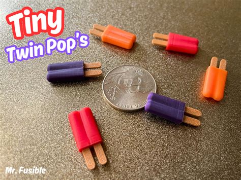 Miniature Twin Pops Popsicle By Mrfusible Makerworld Download Free 3d Models
