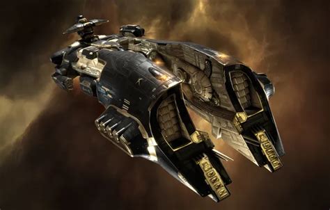 Wallpaper Space Game Spaceship Eve Online Ship Megathron For