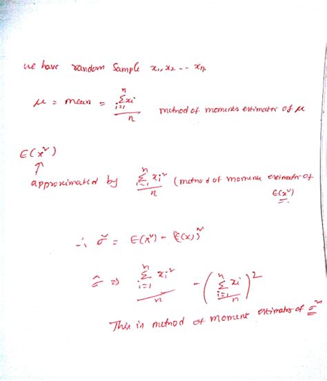 Method Of Moments For Variance Thanks Homeworklib