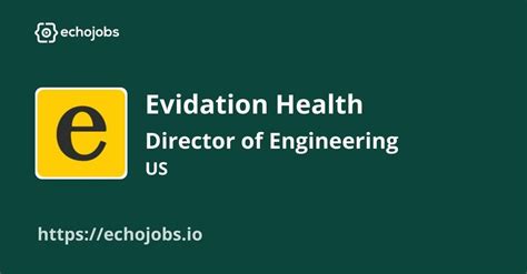 Evidation Health Is Hiring Director Of Engineering Custom Solutions And Services Usd 226k