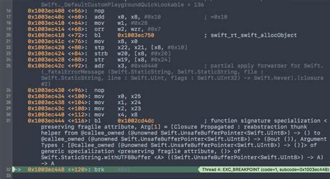 Ios Locating Incorrect Force Unwrapping Location In Swift 3 Stack