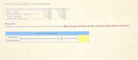 Solved Use The Following Data In Your Computation Required