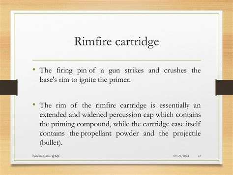 Ammunition Composition Types And Characteristicspptx