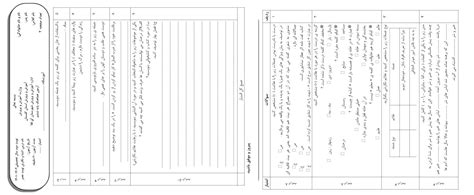 نمونه سوال فارسی فارسی ششم پرسان